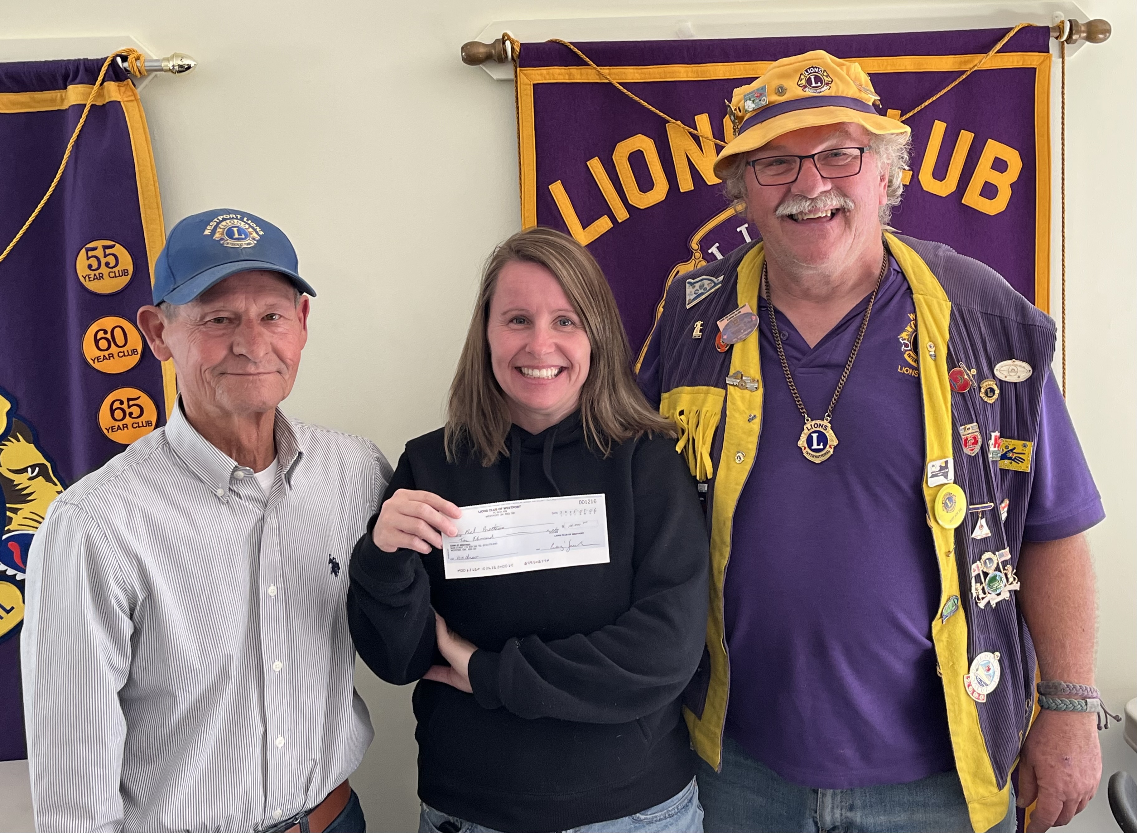 Mel Broekema Wins $10,000 in Lions’ Draw – Westport Lions Club